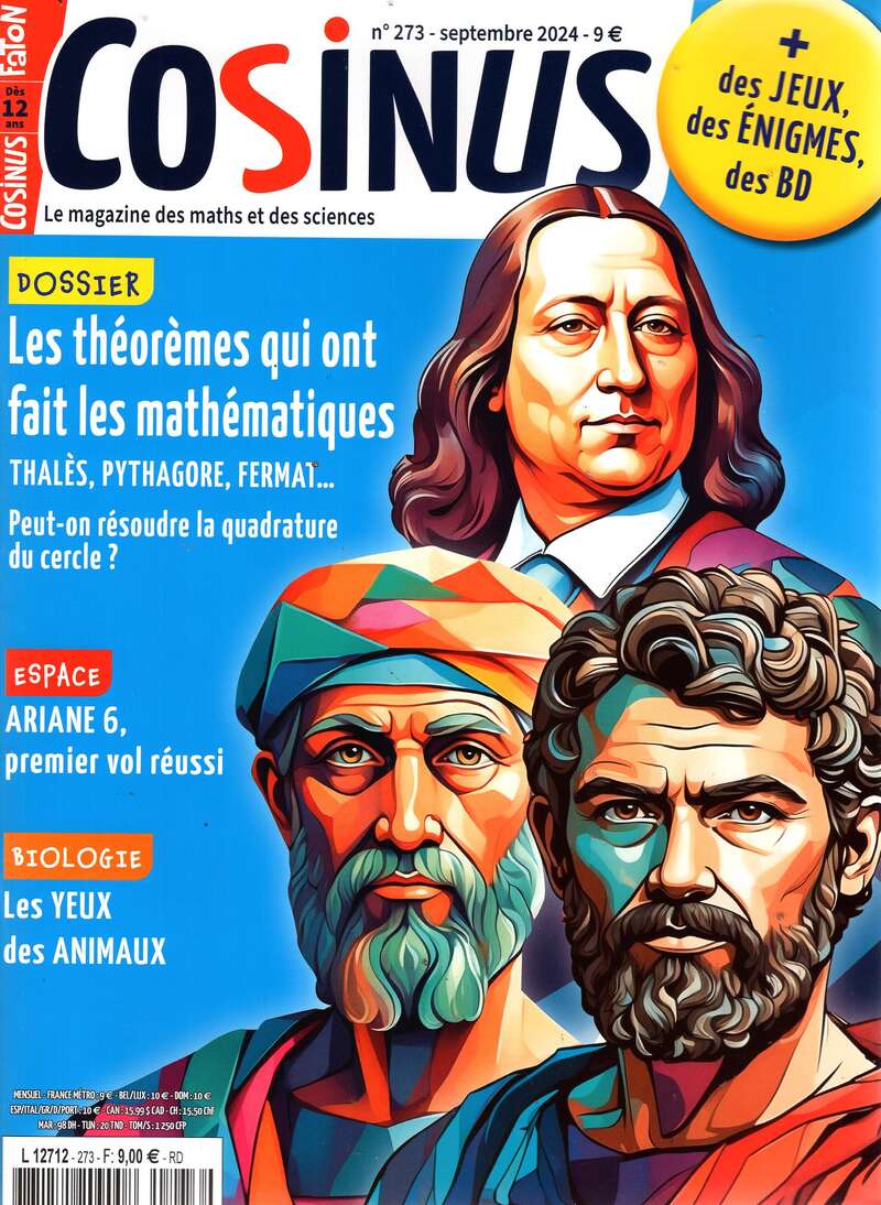 Cosinus n°273 – Acheter ce magazine ou choisir un abonnement | Mes Médias