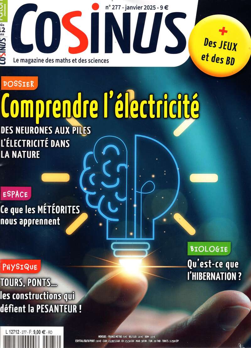 Cosinus n°277 – Acheter ce magazine ou choisir un abonnement | Mes Médias
