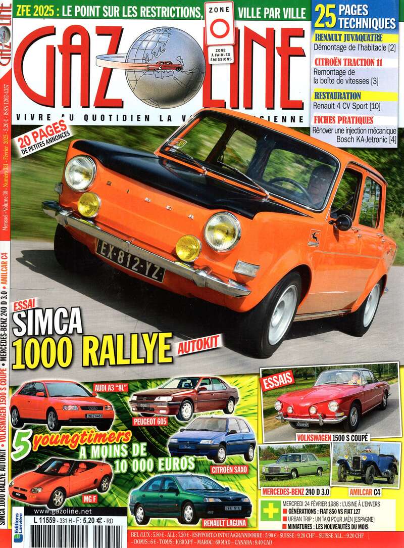 Gazoline – Acheter ce magazine ou choisir un abonnement | Mes Médias