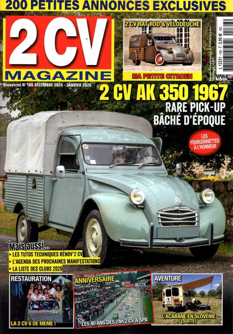 2 CV Magazine n°166 – Acheter ce magazine ou choisir un abonnement ...